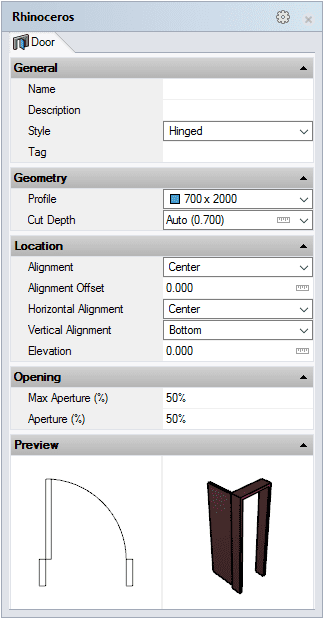 Door | VisualARQ help